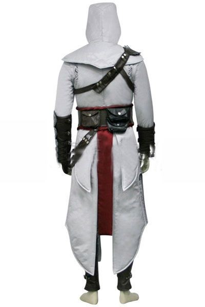 Assassins Creed Altair Ibn Laahad Grey Halloween Cosplay Costume Full