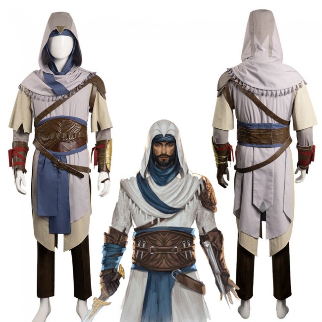 Assassin's Creed Mirage Basim Ibn Ishaq Halloween Party Cosplay Costume - Assassin's Creed ...
