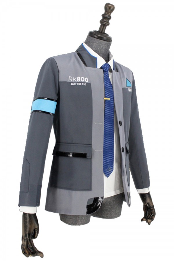 Detroit Become Human Connor RK800 Agent Halloween Cosplay Costume