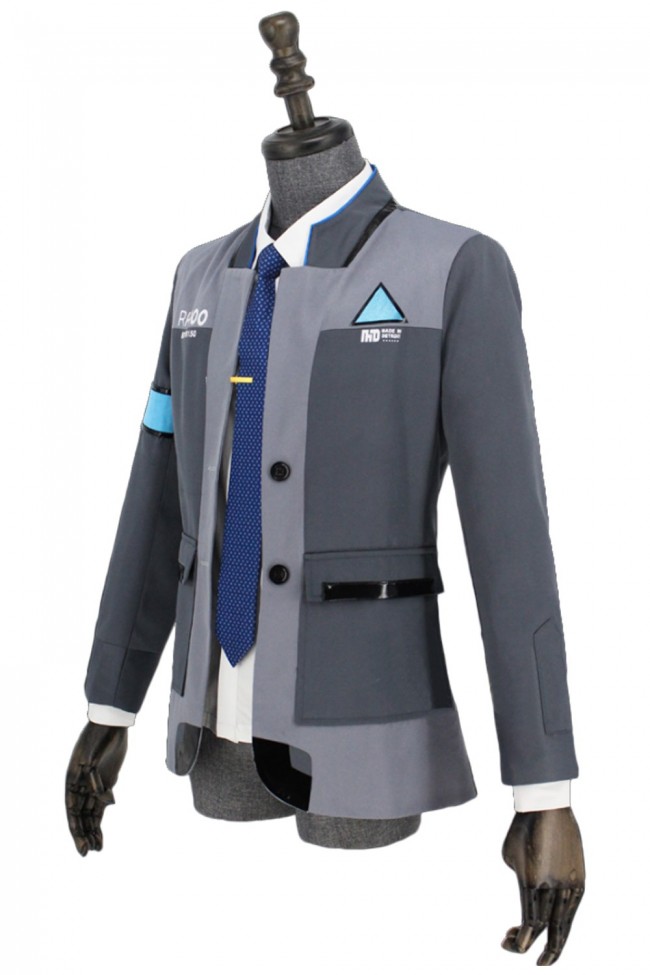 Detroit Become Human Connor RK800 Agent Halloween Cosplay Costume