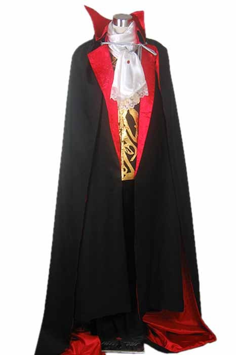Castlevania Vampire Dracula Cosplay Costume Black And Red Suit GC00115 ...
