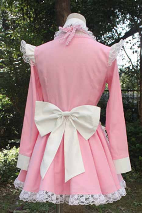 Super Sonico Pink French Maid Suit Cosplay Costume Gc00100 Super Sonico Game Costumes