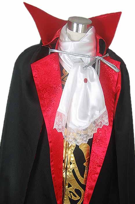 Castlevania Vampire Dracula Cosplay Costume Black And Red Suit GC00115 ...
