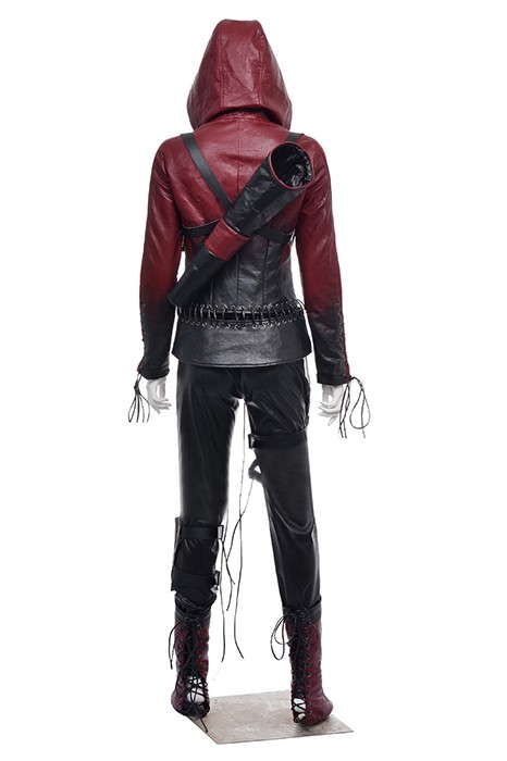 Green Arrow Season 4 Red Arrow Thea Queen Cosplay Costume MC00257