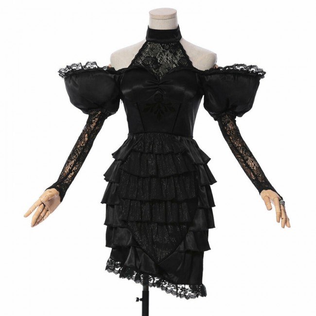 Identity V Vera Nair Perfumer Black Noble Dress Cosplay Costume - Game ...