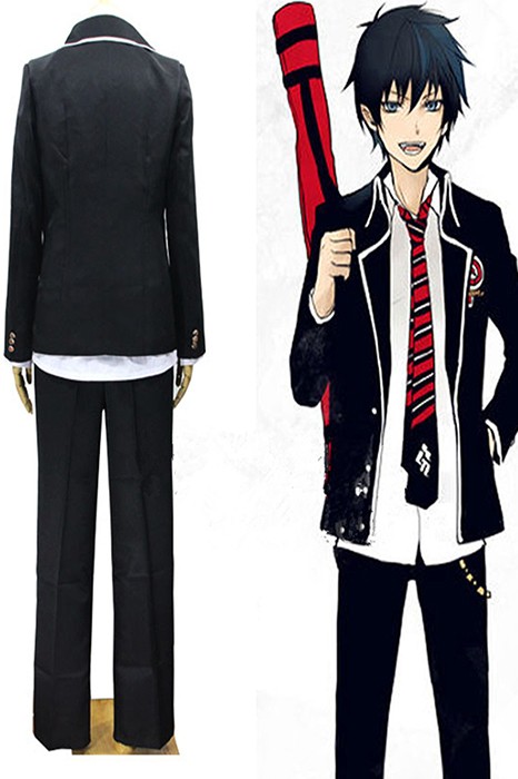 Ao No Exorcist Okumura Rin School Uniform Cosplay Costume Outfit AC00687