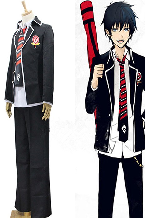 Ao No Exorcist Okumura Rin School Uniform Cosplay Costume Outfit AC00687