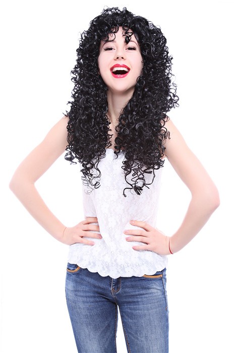 75CM Long Brave MERIDA Costume Wig BRAVE Movie Disguise CW00480