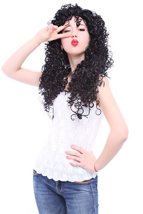 75CM Long Brave MERIDA Costume Wig BRAVE Movie Disguise CW00480