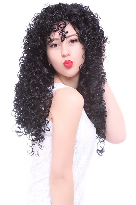 75CM Long Brave MERIDA Costume Wig BRAVE Movie Disguise CW00480