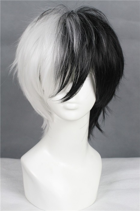 30cm short Black&white Dangan Ronpa monokuma Anime men cosplay party ...