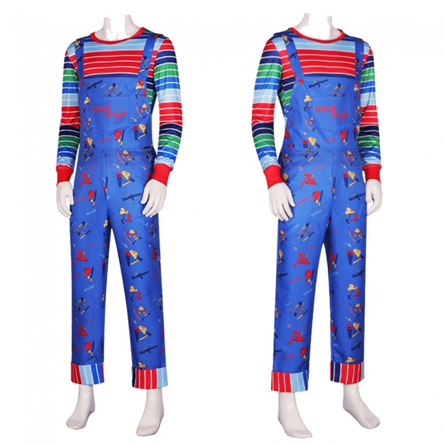 Chucky Child's Play Overalls Halloween Cosplay Costume