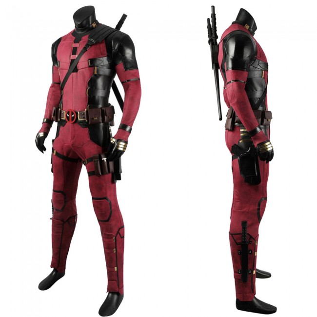 Deadpool 3 Wade Wilson Leather Deluxe Cosplay Costume Full Set