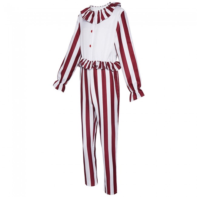 Clown in A Cornfield Flando Jumpsuit Halloween Cosplay Costume