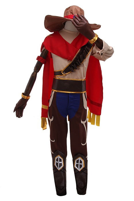 League of Legends The Unforgiven Yasuo Game West Cowboy Cosplay ...