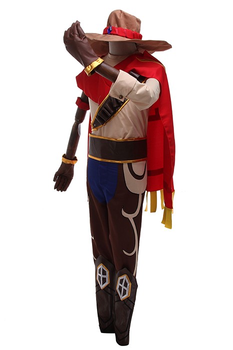 League of Legends The Unforgiven Yasuo Game West Cowboy Cosplay ...