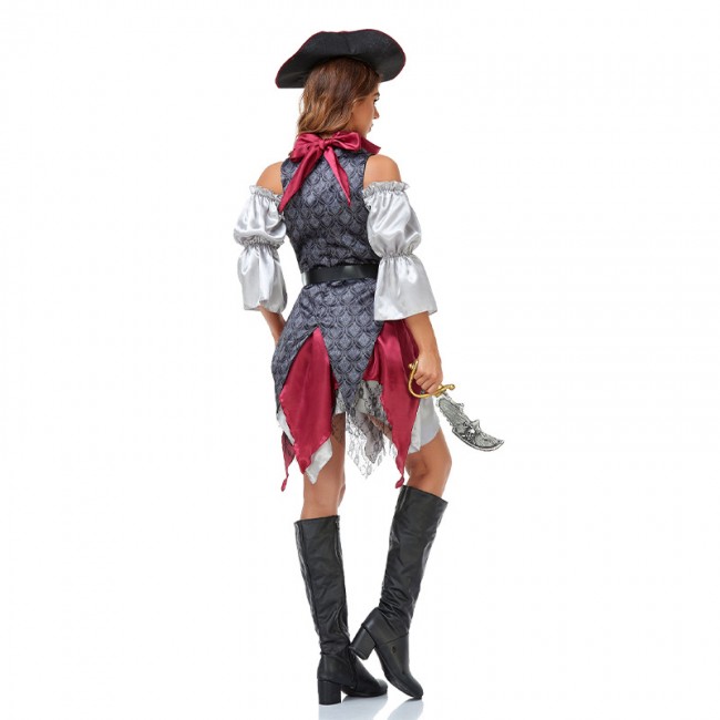 Halloween Medieval Pirates Countess Cosplay Costume