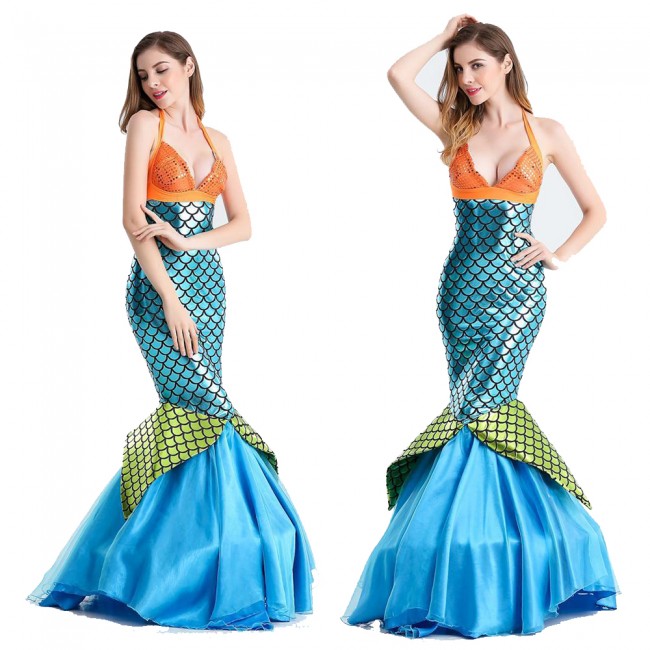 Fairy Tale World Mermaids Halloween Cosplay Costume