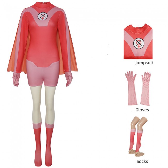 Invincible Atom Eve Jumpsuit Halloween Cosplay Costume