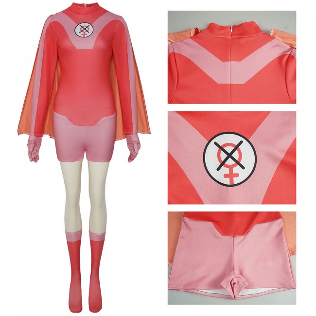 Invincible Atom Eve Jumpsuit Halloween Cosplay Costume