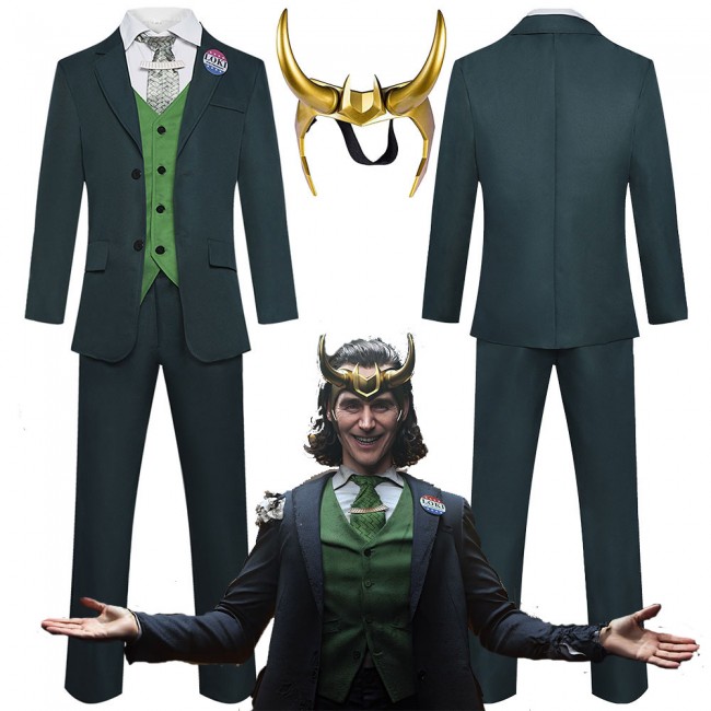 Loki Season 1 Loki Halloween Cosplay Costume