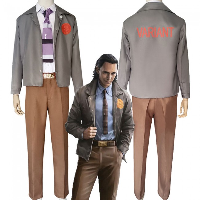 Loki TV Loki Variant TVA Uniform Halloween Cosplay Costume