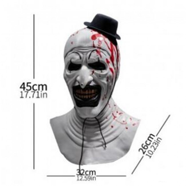 Terrifier Art the Clown Halloween Cosplay Mask - Cosplay Masks