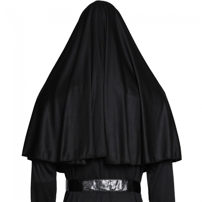 The Conjuring 2: Scary Nun Mask With Hooded Halloween Party Prop