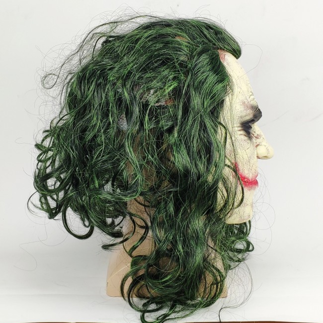The Dark Knight Rises: Joker Cosplay Mask With Wig