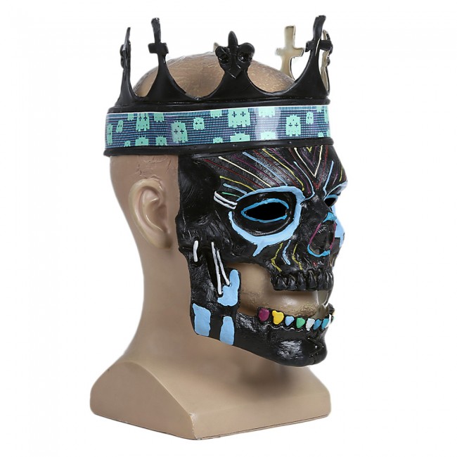 Watch Dogs Legion Skull Black Mask Halloween Cosplay Prop