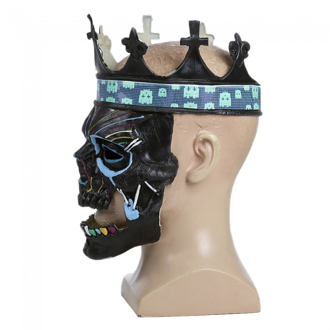 Watch Dogs Legion Skull Black Mask Halloween Cosplay Prop