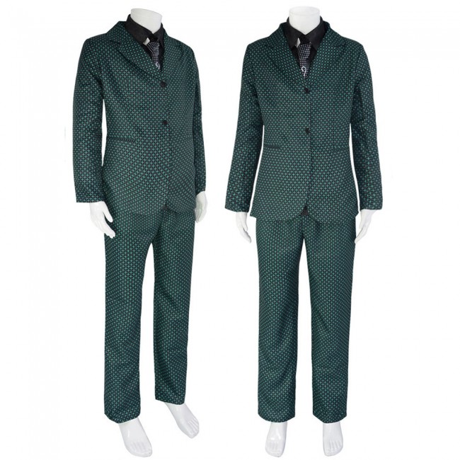Gotham Riddler Halloween Cosplay Costume Handmade Upgrade Full Set