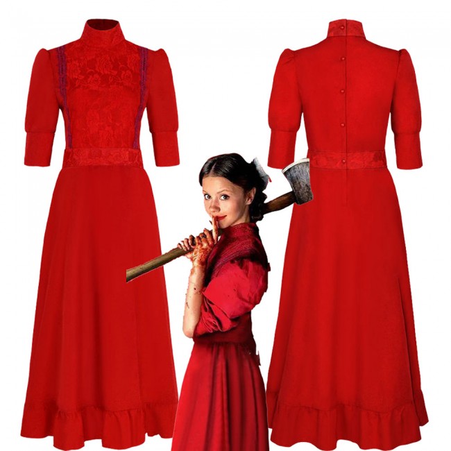 Pearl 2022 Red Dress Halloween Pearl Cosplay Costume