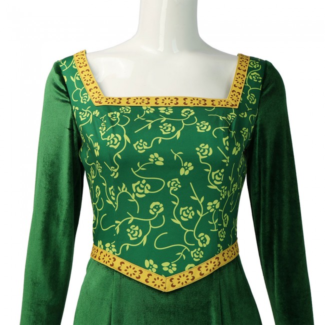 Shrek Princess Fiona Green Halloween Cosplay Costume