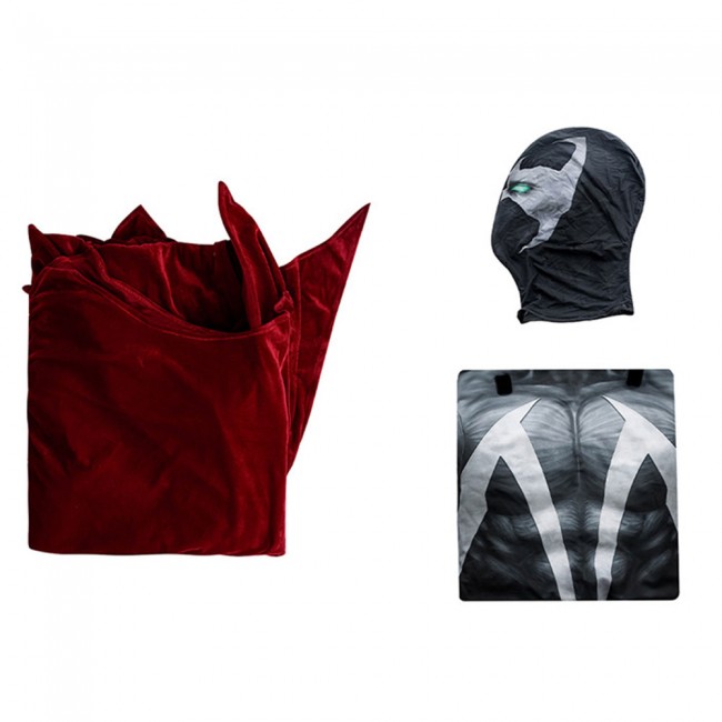 Spawn Al Simmons Bodysuit With Cloak Halloween Cosplay Costume