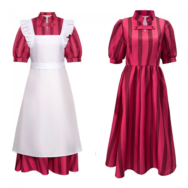 The Boy and The Heron Lady Himi Cosplay Maid Dresses Halloween Cosplay ...