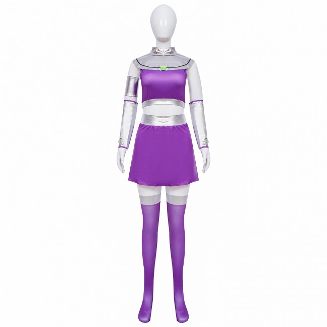 Teen Titans Go Starfire Halloween Cosplay Costume