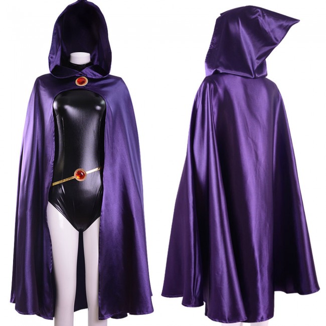Teen Titans Go Raven Halloween Cosplay Costume