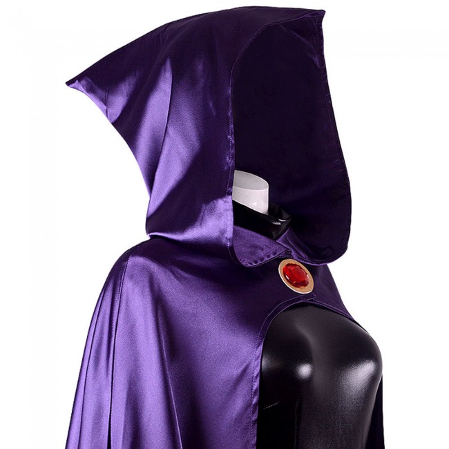 Teen Titans Go Raven Halloween Cosplay Costume