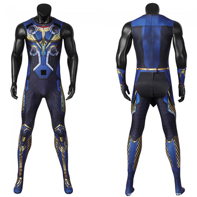 Thor 4 Love and Thunder Bodysuit With Cloak Halloween Cosplay Costume